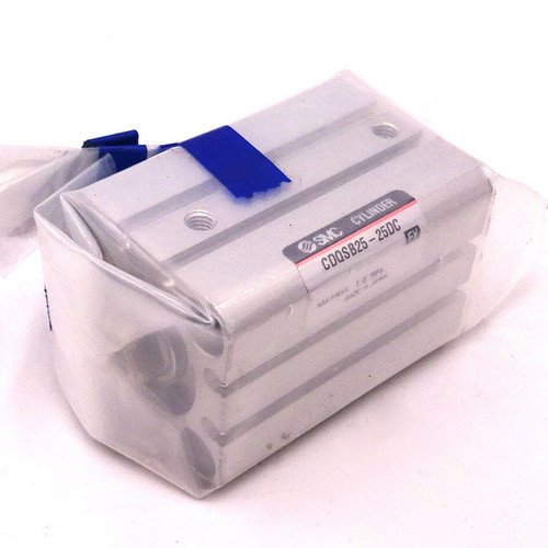 Compact Cylinder CDQSB25-25DC SMC 25mm x 25mm - Axxa - Motor Control & Automation